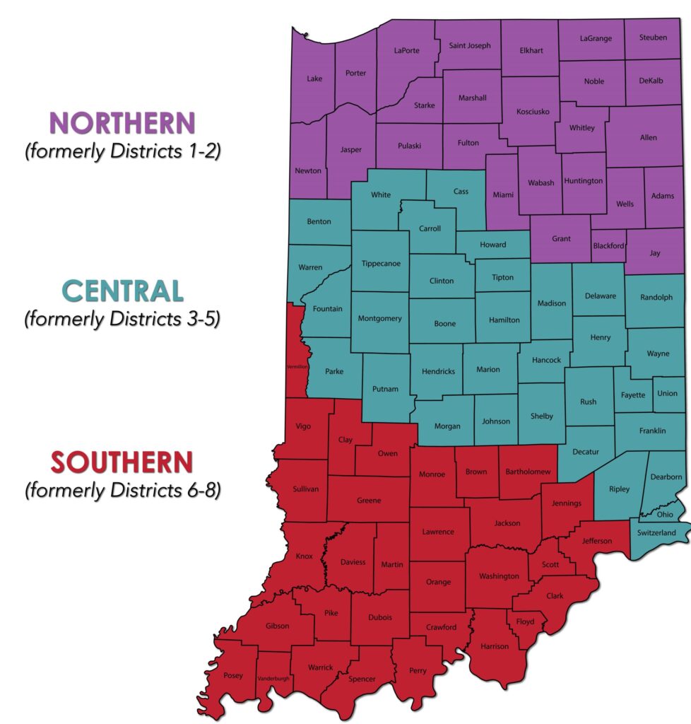 Membership Districts - The Indiana Commercial Board of Realtors